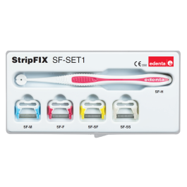 Edenta StripFIX Handle with Diamond Finishing Strips Set - Swallow Dental