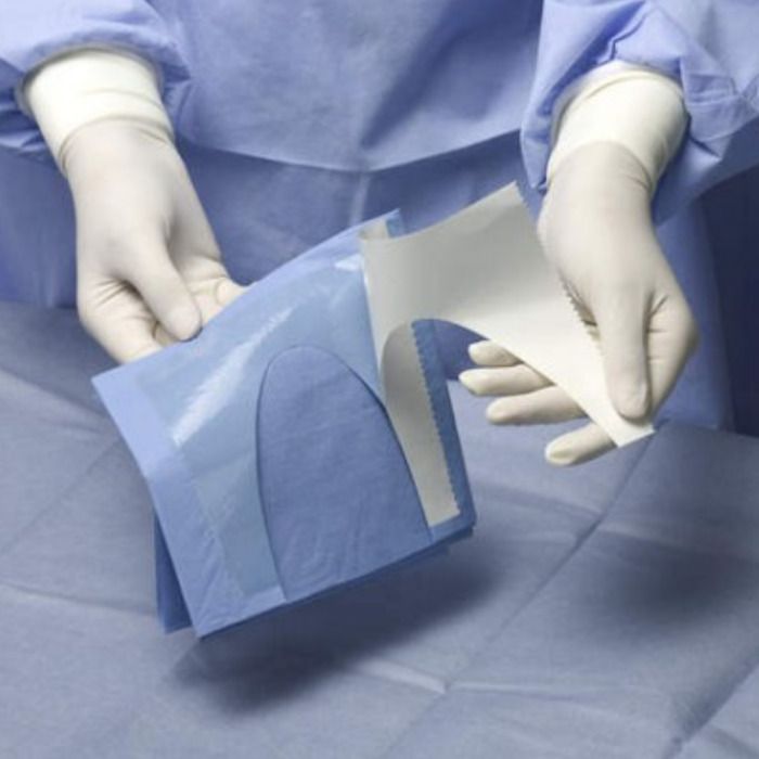 Omnia Split Drape with Adhesive 100 x 150 cm - Swallow Dental