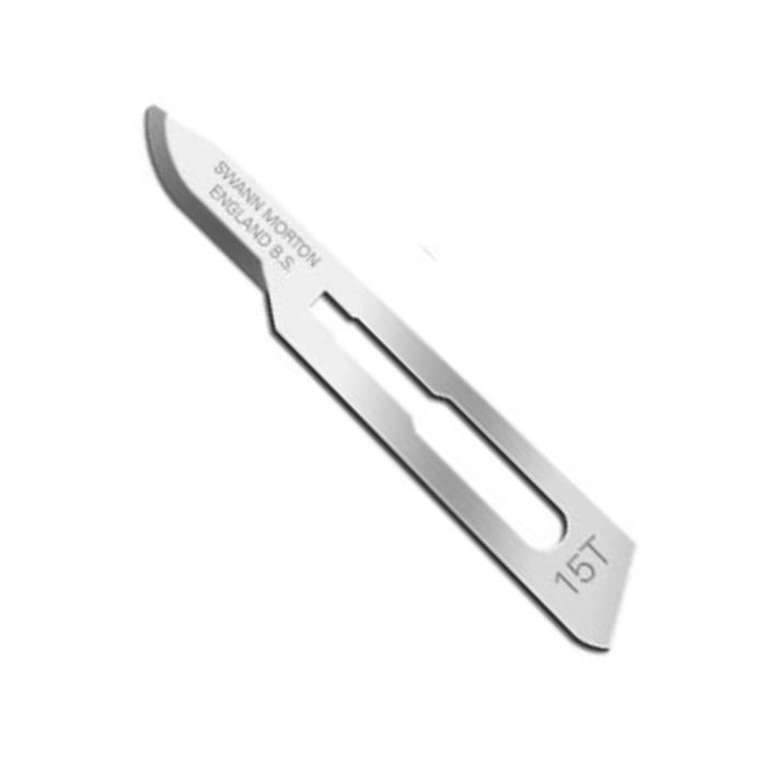 Swann Morton No.15T Stainless Steel Scalpel Blade - Swallow Dental