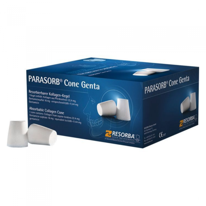 Resorba Parasorb GentaColl Cones - Swallow Dental