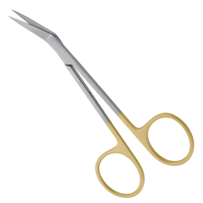 Devemed Iris Operating Scissors, 45° Angled - Swallow Dental