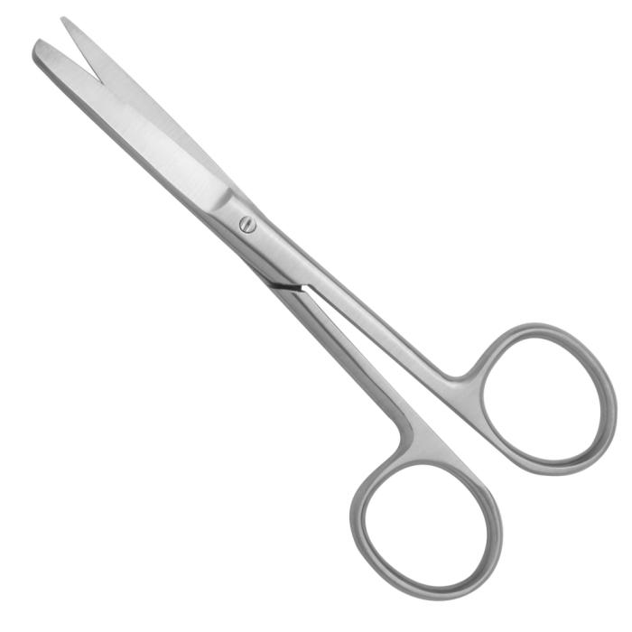 Devemed Operating Scissors, Straight, Blunt-Tipped - Swallow Dental